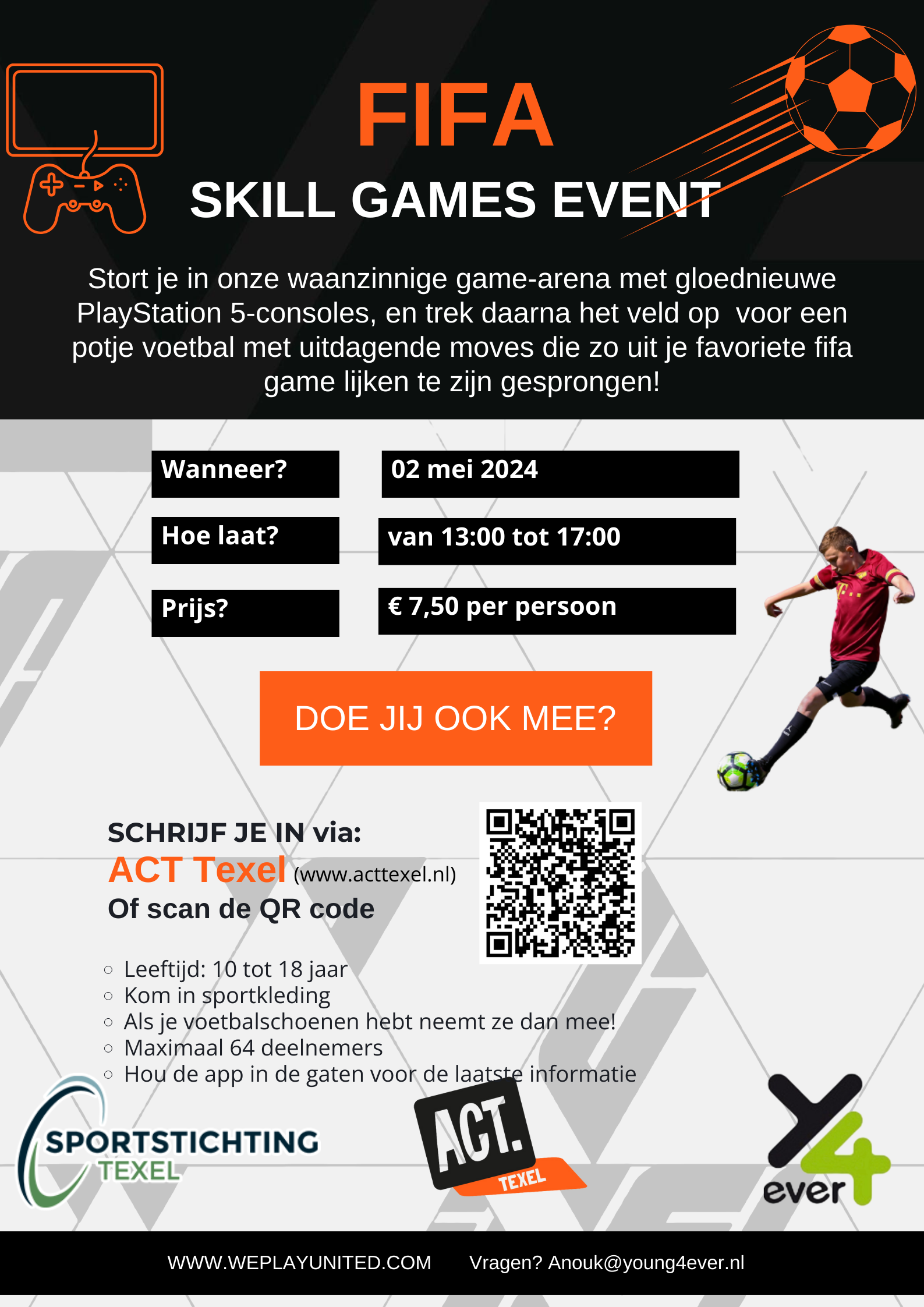 FIFA skill games event op 2 mei a.s. - OSG De Hogeberg